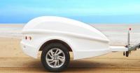China Lightweight Travel Trailer Body Shell, FRP Molded Caravan Body  One Piece SMC Travel Trailer Shell for sale