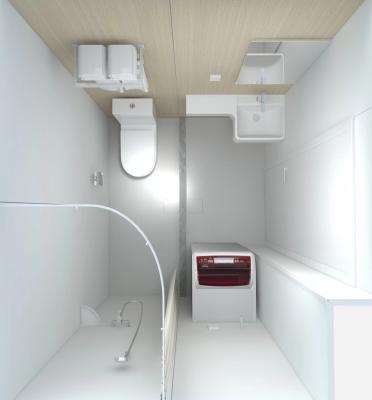 China Complete SMC Integrated Prefabricated Bathroom Unit  modular complete bathroom for sale