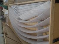 China High Strength Anti-Aging vertical axis Wind Turbine Blade For Onshore Wind Farm for sale