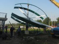 China FRP Wind Blades Custom Size Fiberglass Carbon Hybrid Wind Turbine Rotor Blade for sale