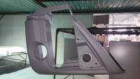 China FRP bus body parts FRP Bus Front Surround / Front Fascia | Custom Molded GRP Front Body Panel for Coaches for sale