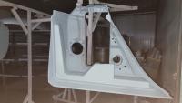 China FRP bus body parts FRP Bus Front Surround / Front Fascia | Custom Molded GRP Front Body Panel for Coaches for sale
