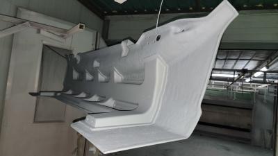 China GRP Bus Rear Fascia Rear Surround | Fiberglass Rear Body Parts for European Bus & School Bus for sale