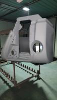 China GRP Bus Rear Fascia Rear Surround | Fiberglass Rear Body Parts for European Bus & School Bus for sale
