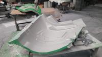 China Fiberglass bus front surround for european bus GRP rear fascia for school bus for sale