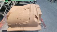 China ODM FRP bus body kit for European market Fiberglass composite bus front body shell Custom GRP bus body components for coach builder for sale