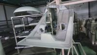 China Fibreglass bus rear bumper / rear fascia GRP composite moulded bus parts for sale