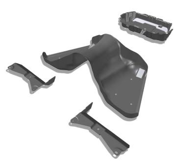 China high quality frp truck fender for sale