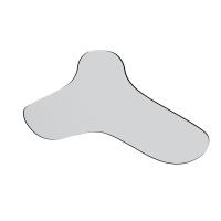 China Soft Adhesive Glued Mounted Oxygen Mask Gel Pad Repostionable Without Residue for sale