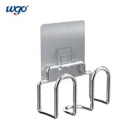 China Damage Free Self Adhesive Mounted Sponge Brush Holder Peel And Stick for sale