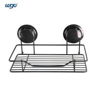 China No Nails / Drilling Hole Needed Chrome Shower Caddies Self Adhesive For Bathroom for sale