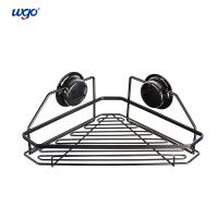 China Stainless Steel Surface Painted Finshed Bath Corner Shelf Black Oxidation Treatment for sale