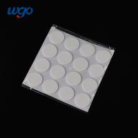 China SGS Certifed Reusable Clear Round Sticky Dots Washable Removable 20mm Diamtre for sale