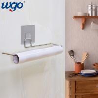 China Wall Mount Plastic Hanging Bathroom Paper Roll Holder Toilet Tissue Stand for sale