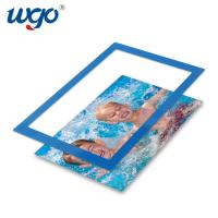 China OEM ODM Wall Mounted Acrylic A4 Sign Holder Self Adhesive No Magnet Needed for sale