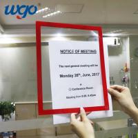 China Restick 1000times No Magnet Without Residue Adhesive Sign Display Holder For Wall for sale