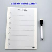 China White Sticky Dry Erase Board A4 A5 168*230mm 1000 Times Stickable for sale
