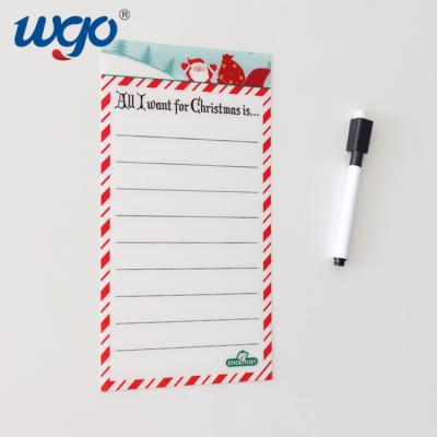 China Washable A3 A4 White Sticky Dry Erase Board ISO 9001 Certified Without Residue for sale