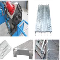 China 100mm Shaft Scaffold Plank Roll Forming Machine Automatic Forming Machine 12 Tons for sale