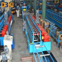China GI GL PPGI PPGL Door Frame Roll Forming Machine With 5 Tons Hydraulic Decoiler for sale