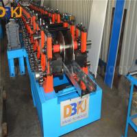 China PLC Touch cz Purlin Roll Forming Machine For 100-300mm Sizes 5 Tons Hydraulic Decoiler for sale