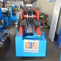 China GI Purlin Making Machine Gear Chain Drive 3m Length PLC Touch Screen for sale