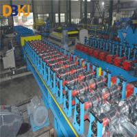 China 22KW Deck Floor Roll Forming Machine High speed Servo Cutting 0.8-1.2mm for sale
