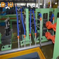 China PLC Automatic Pipe Production Line 0.5-2.7mm Thickness Customized Colour for sale