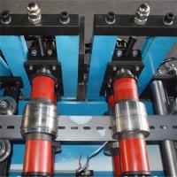 China 3 Phase Strut Channel Roll Forming Machine 45 Steel Roller Material for sale