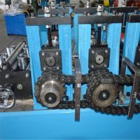 China 3 Phase Strut Channel Roll Forming Machine 45 Steel Roller Material for sale