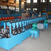 China 22KW Unistrut Strut Channel Roll Forming Machine Servo Cutting Servo Punching for sale