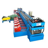 China Galvanized Steel Highway Guardrail Roll Forming Machine 100mm Diameter Shaft for sale