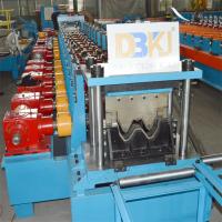 China Cr12Mov Blade Highway Guardrail Roll Forming Machine PLC Controlled for sale