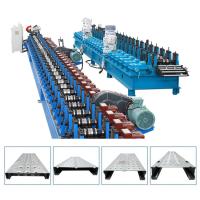 China 1-3mm Galvanized Steel Scaffold Plank Roll Forming Machine 125 Tons for sale