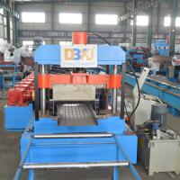 China Hydraulic Cutting Scaffold Plank Roll Forming Machine No45 Steel Rollers for sale
