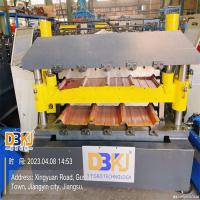 China 0.3-0.8mm Roof Panel Roll Forming Machine Steel Thickness 0.3-0.8mm for sale