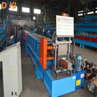 China 7.5Kw Roof Panel Roll Forming Machine Gutter Roll Forming Machine 16 Roller Stations for sale