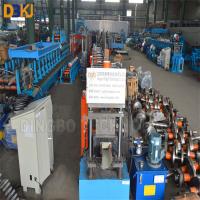 China 7.5Kw Roof Panel Roll Forming Machine Gutter Roll Forming Machine 16 Roller Stations for sale
