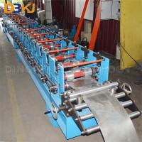 China 7.5Kw Roof Panel Roll Forming Machine Gutter Roll Forming Machine 16 Roller Stations for sale