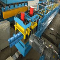 China CR12 Mould Steel Ridge Cap Roll Forming Machine Color Steel 0.3-0.7mm for sale