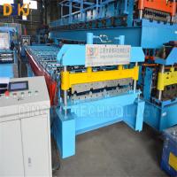 China 5.5Kw Roof Panel Roll Forming Machine 1220mm Roof Sheet Making Machine for sale