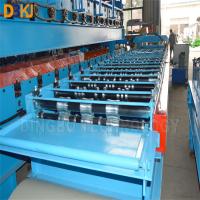 China Colored Steel Plate Metal Roofing Roll Former Galvanized Board for sale