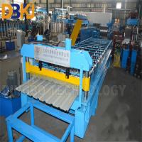 China Colored Steel Plate Metal Roofing Roll Former Galvanized Board for sale
