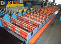 China Tr4 Tr5 Tr6 Roof Roll Forming Machine PLC Control System Cr12 Roller Material for sale