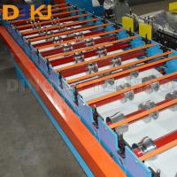 China Tr4 Tr5 Tr6 Roof Roll Forming Machine PLC Control System Cr12 Roller Material for sale
