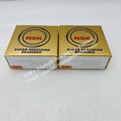 China NSK Precision angular contact ball bearing 7011CTYNDBLP4  NSK (One set of 2pcs , Back to Back) for sale
