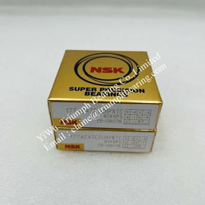 China NSK ball screw bearing ,  Precision angular contact ball bearing  17TAC47CSUHPN7C for sale