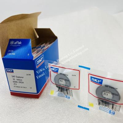 China Deep Groove Ball  Bearings   6000-2RS1-C3 for sale