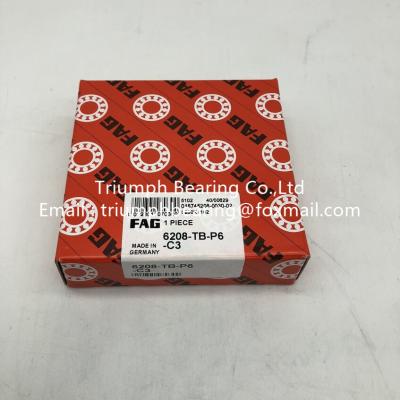 China High precision FAG  Deep Groove Ball Bearings   6208-TB-P6-C3 , 6210-TB-P6-C3 for sale