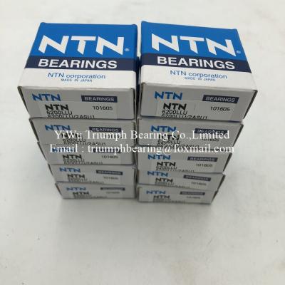 China NTN  Deep Groove Ball Bearing  6200LLU for sale